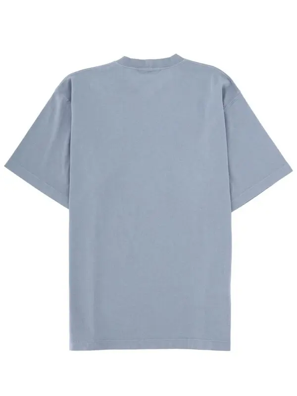 Stone Island T-shirt With Logo Patch - Blue