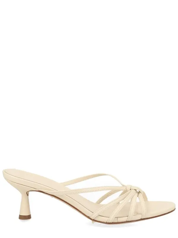AeydĒ Abby Heeled Sandals - Cream