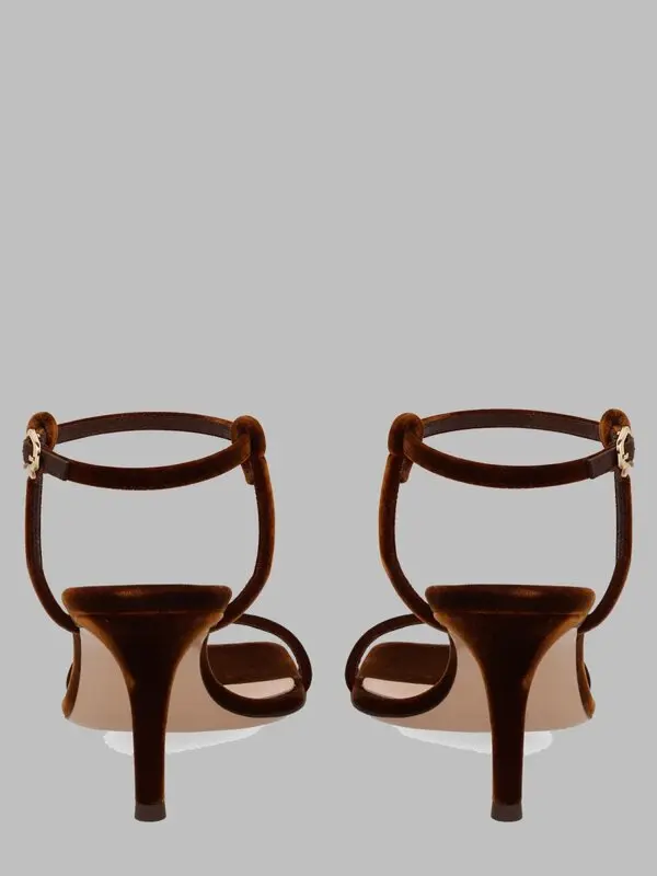 GIANVITO ROSSI Mayfair Velvet Sandals
