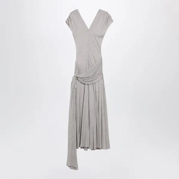 JW Anderson Modal Jersey Knot Maxi Dress - White
