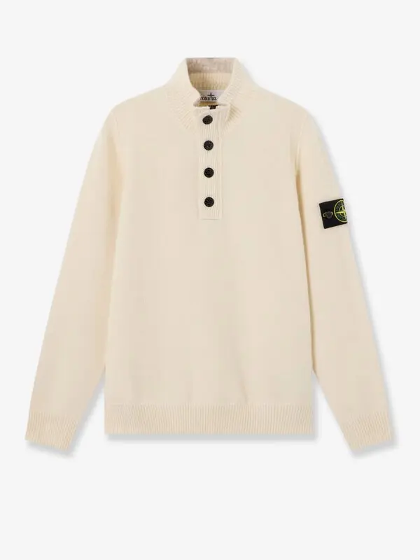 Stone Island Virgin Wool Blend Sweater