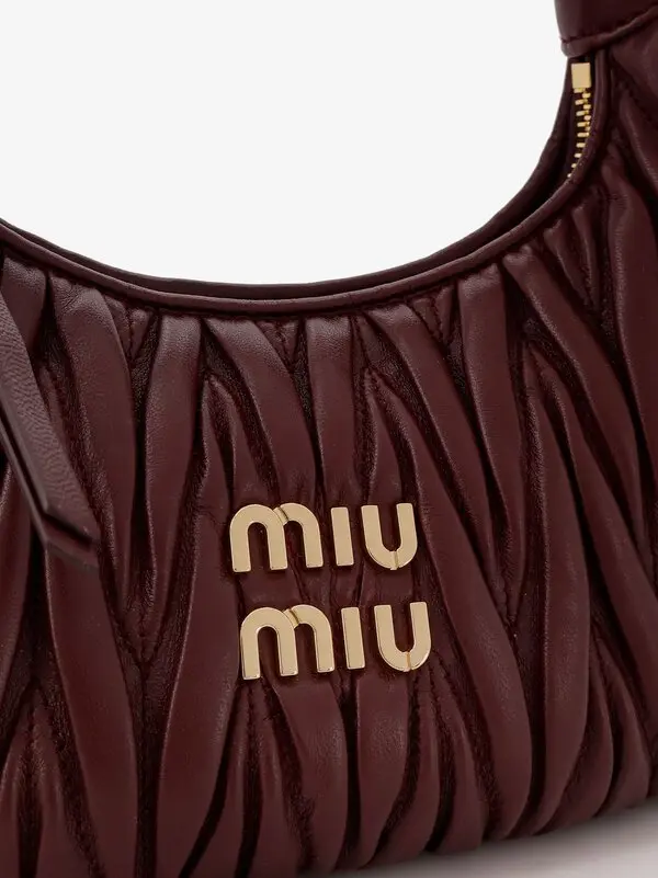 Miu Miu Wander Quilted Leather Shoulder Bag - Multicolor