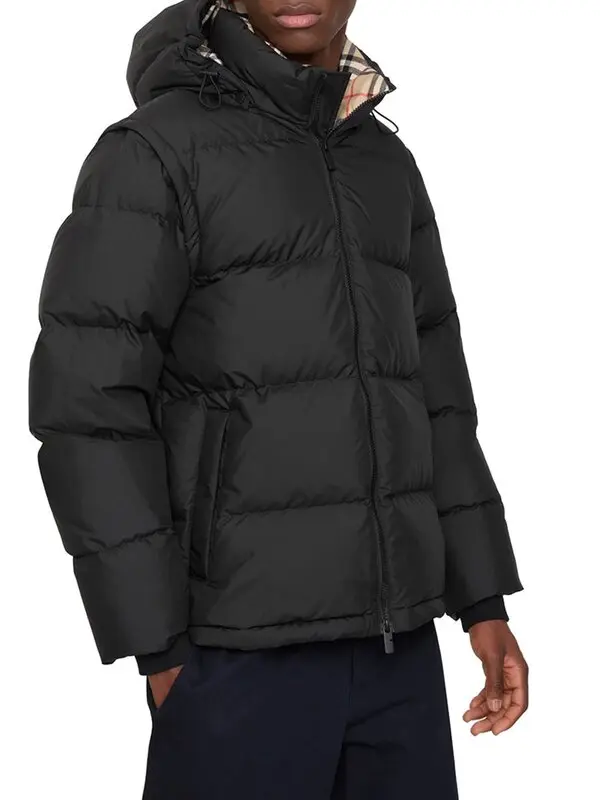 Burberry Down Jacket With Detachable Sleeves