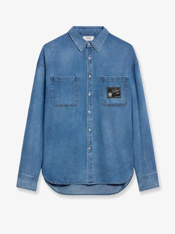 Celine Loose Denim Shirt