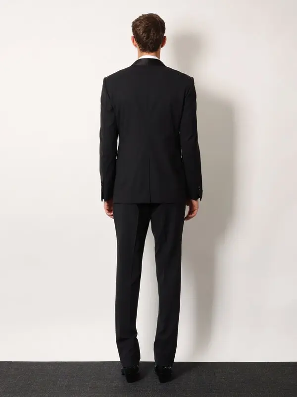 TOM FORD Stretch Virgin Wool Tuxedo With Satin Profiles