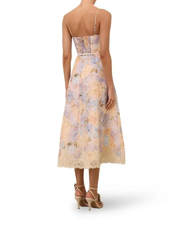 Zimmermann Valiant Tucked Midi Dress
