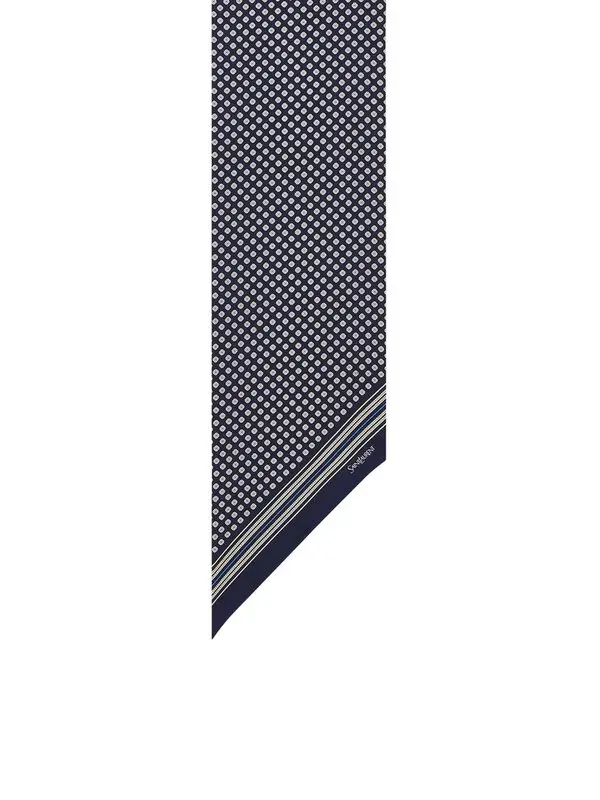 Saint Laurent Silk Twill Lavallière Scarf
