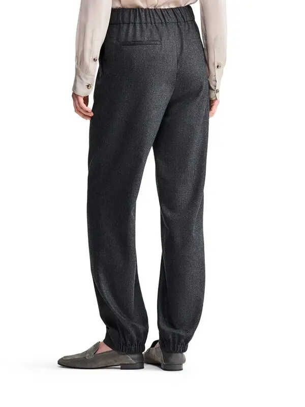 Giorgio Armani Wool And Cashmere Flannel Trousers
