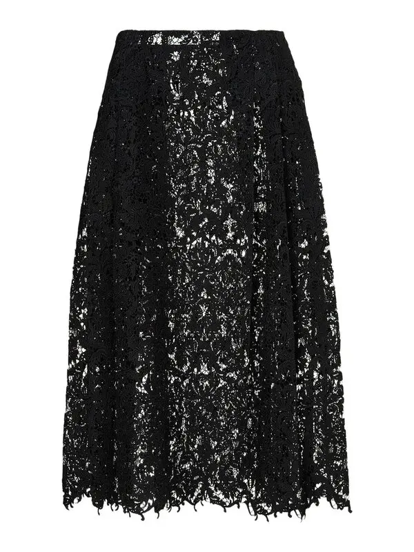 Fendi Macrame Lace Skirt