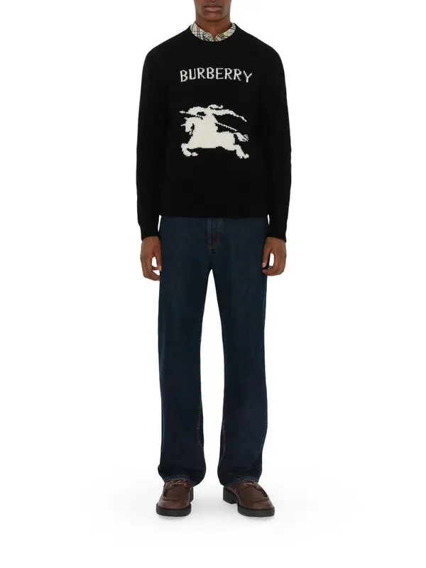 Burberry Wool And Cashmere Pullover With Ekd