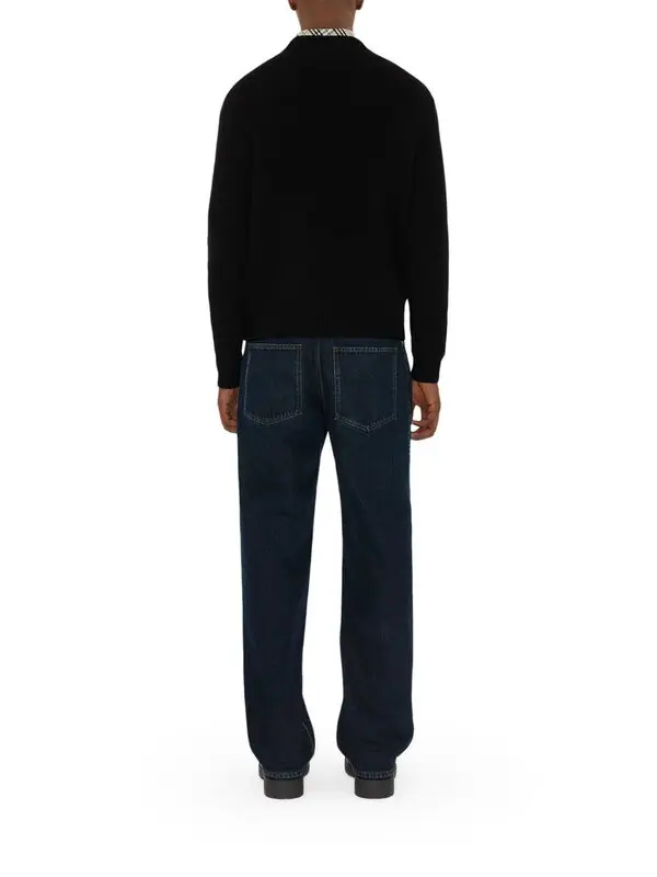 Burberry Wool And Cashmere Pullover With Ekd