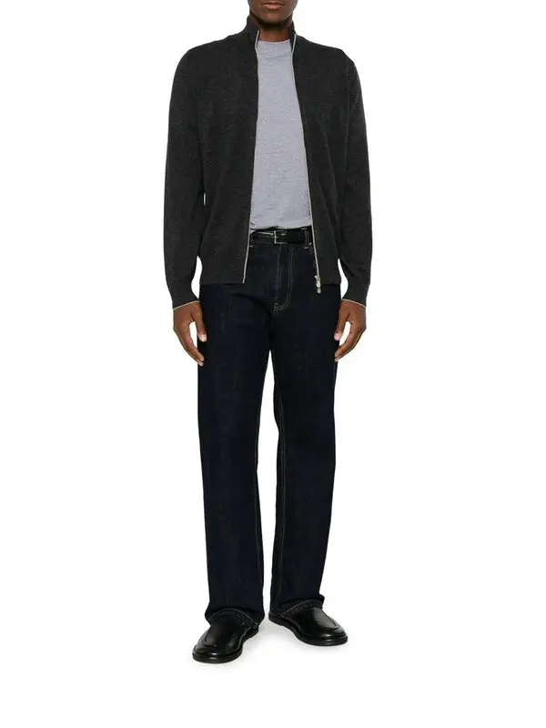 Brunello Cucinelli Cashmere Zip-up Cardigan