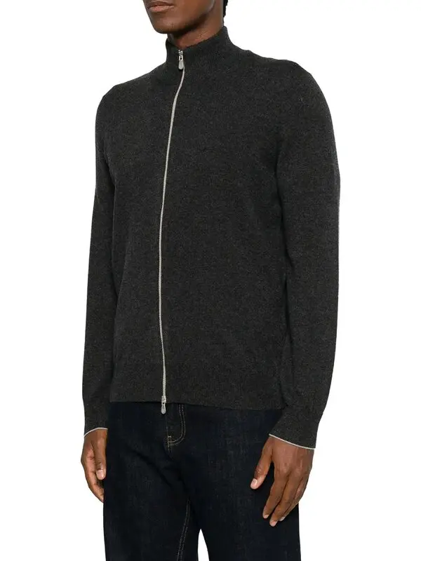 Brunello Cucinelli Cashmere Zip-up Cardigan