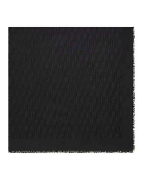 Fendi Wool, Silk And Cashmere Shawl