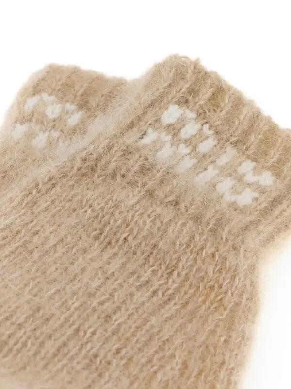Miu Miu Stretch Mohair Blend Gloves