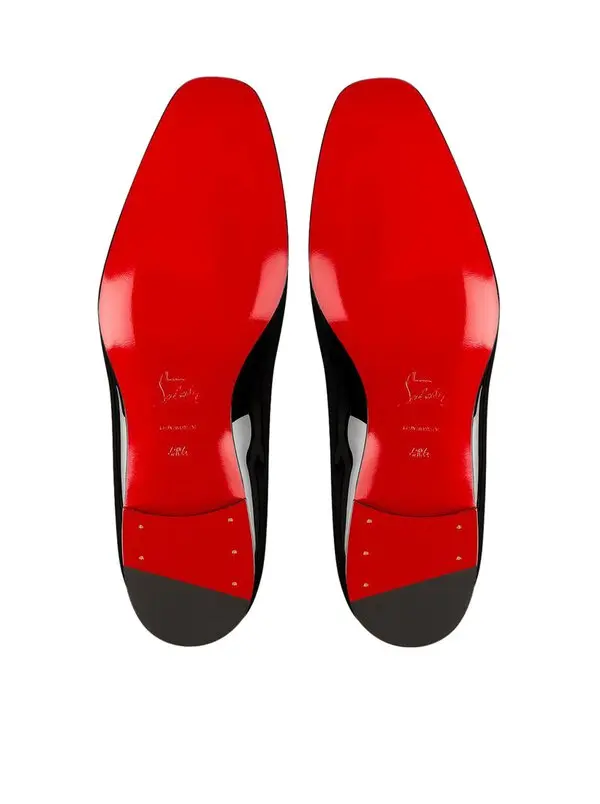 CHRISTIAN LOUBOUTIN Dandelion Shiny Leather Loafers