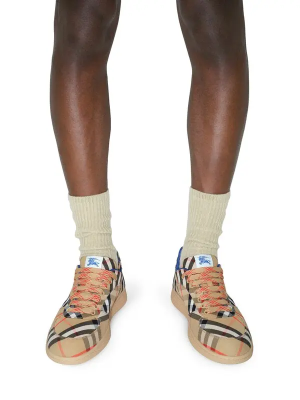 Burberry Checked Box Sneakers