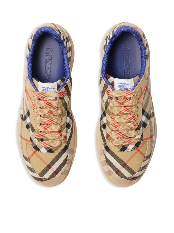 Burberry Checked Box Sneakers