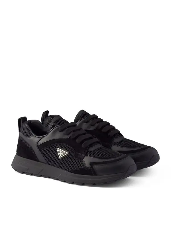 Prada Prax Sneakers In Leather And Fabric