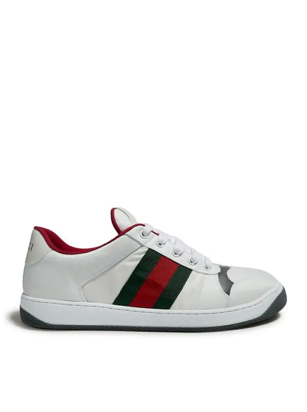Gucci Screener Sneakers - White