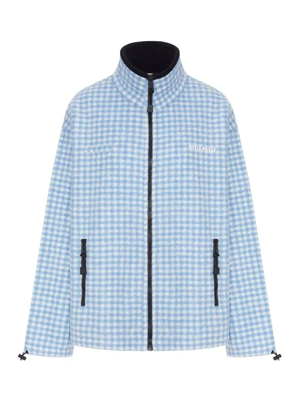 Miu Miu Vichy Fleece Sweatshirt