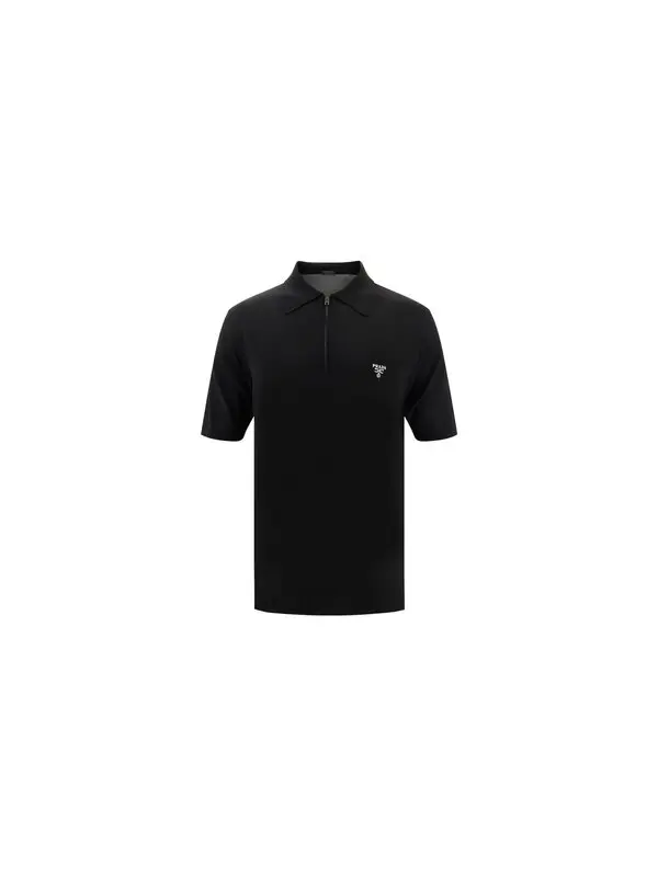 Prada Virgin Wool Polo Shirt