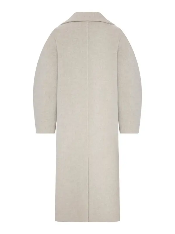 Brunello Cucinelli Long Double-breasted Wool And Cashmere Coat