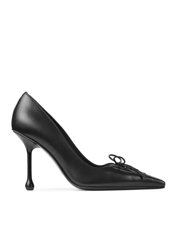 JIMMY CHOO Scarlett 95 Nappa Pump - Black