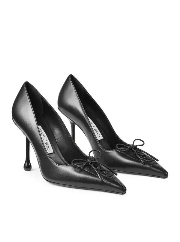 JIMMY CHOO Scarlett 95 Nappa Pumps - Black