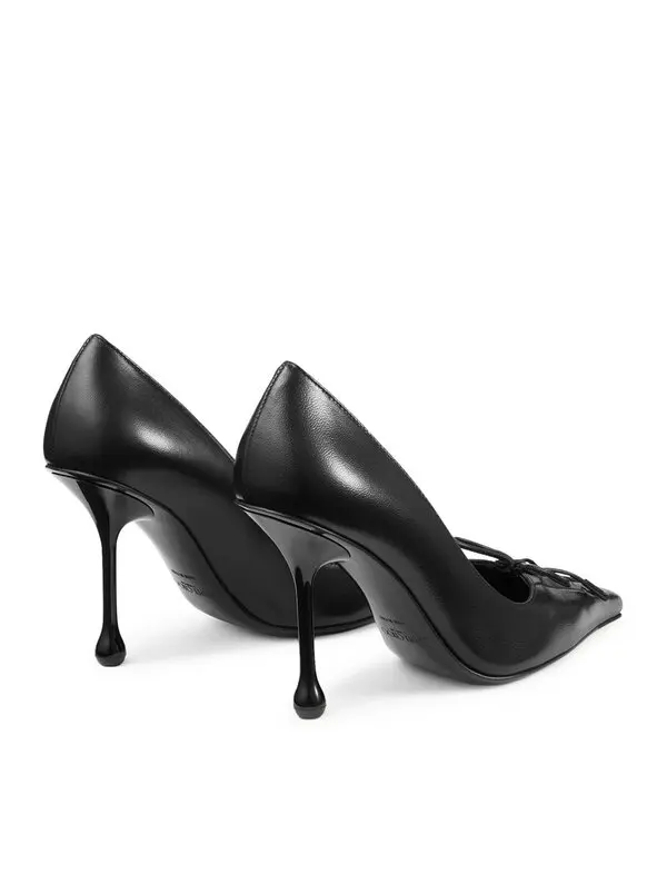 JIMMY CHOO Scarlett 95 Nappa Pumps - Black