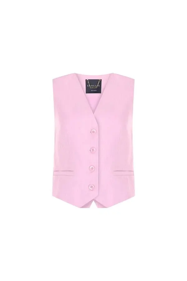 EXQUISE Ashley Vest - Pink