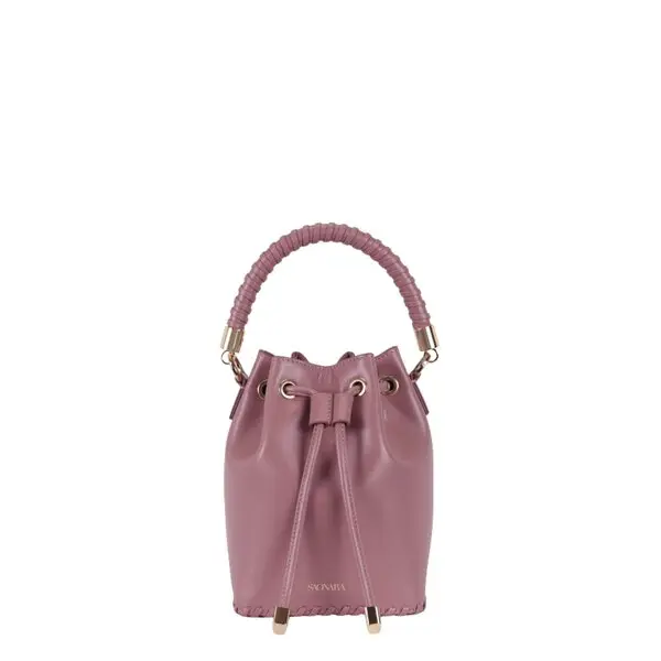 SAONARA BRAND Mini Bucket Bag Rosae Leather
