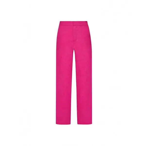 AVENUE 8 Linen Straight Leg Trousers