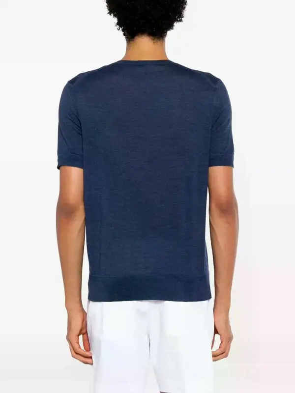 TOM FORD Fine-guage Short-sleeve T-shirt - Blue