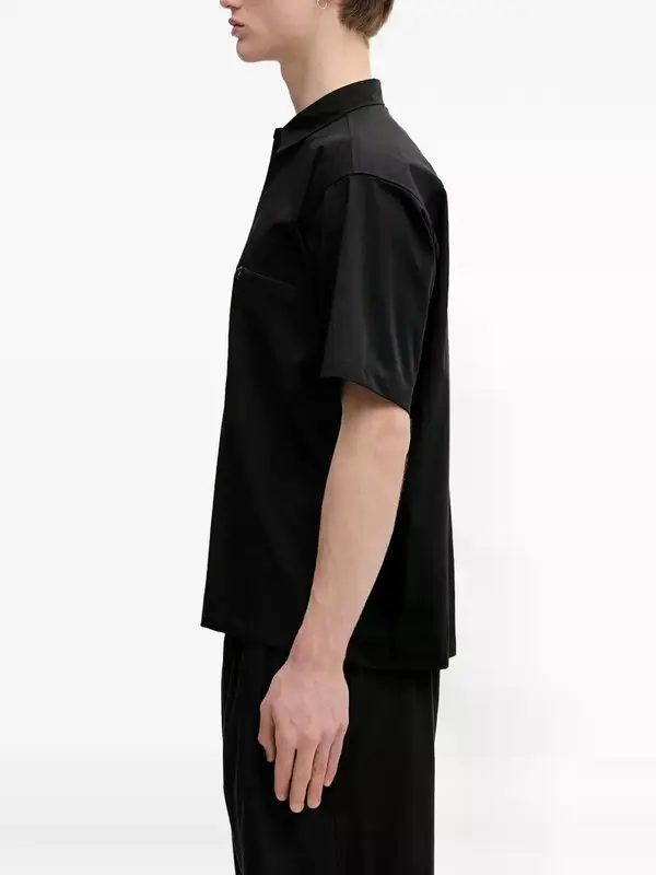 BEAMS Tech Zip-pocket Short-sleeved Shirt