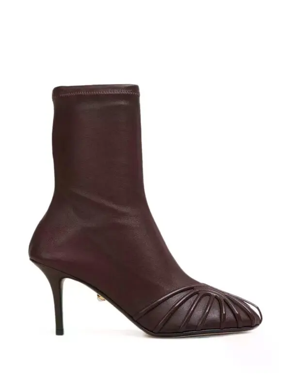 ALEVI MILANO Karen Fan-detail Ankle Boots