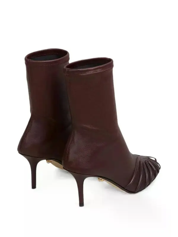 ALEVI MILANO Karen Fan-detail Ankle Boots