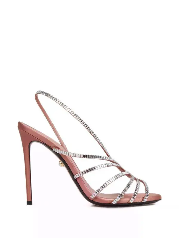 ALEVI MILANO Star Crystal-embellished Slingback Sandals - Pink