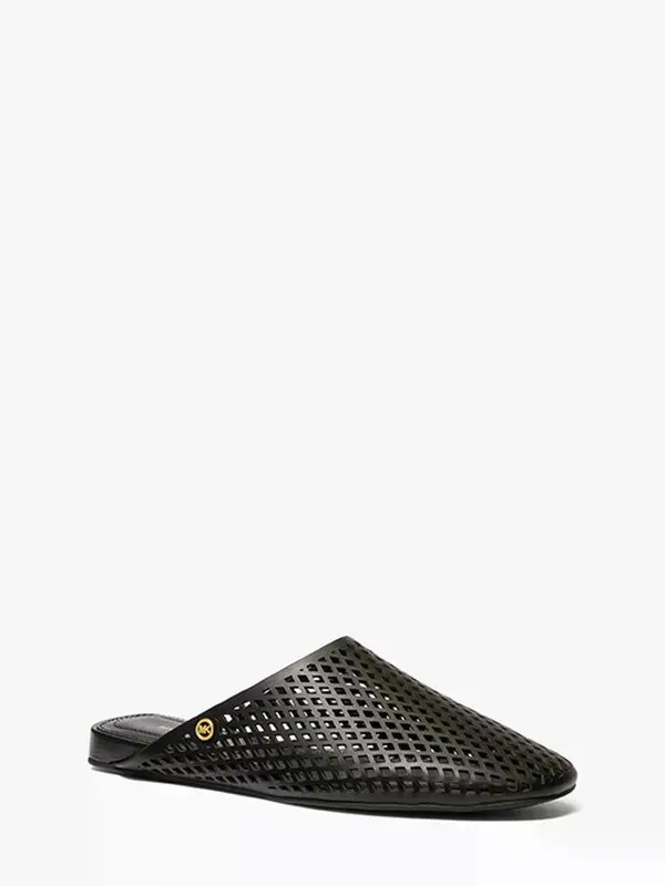 Michael Kors Cady Perforated Leather Mules
