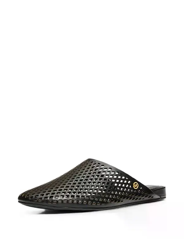 Michael Kors Cady Perforated Leather Mules