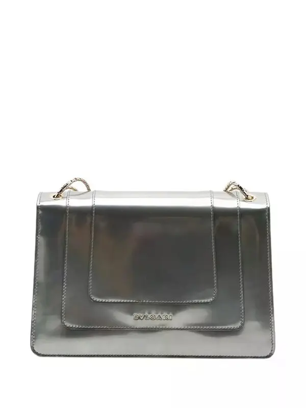BVLGARI 2010-2026 Medium Patent Serpenti Forever Shoulder Bag