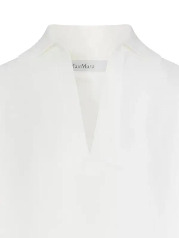 Max Mara Long Viscose Crepe Sweater