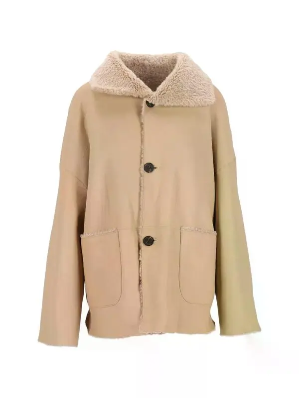 ARMA Isabella Reversible Shearling Jacket - Neutrals