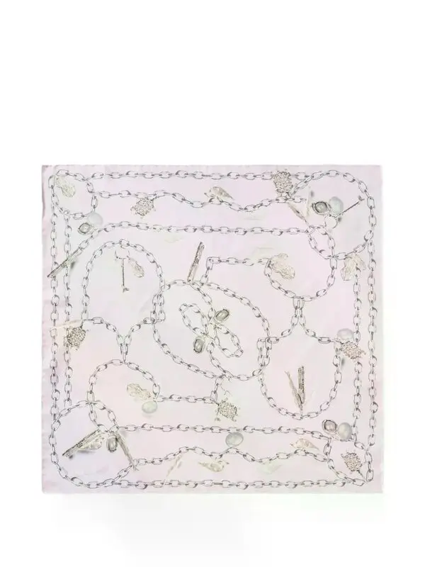 Givenchy Chain-print Silk Scarf