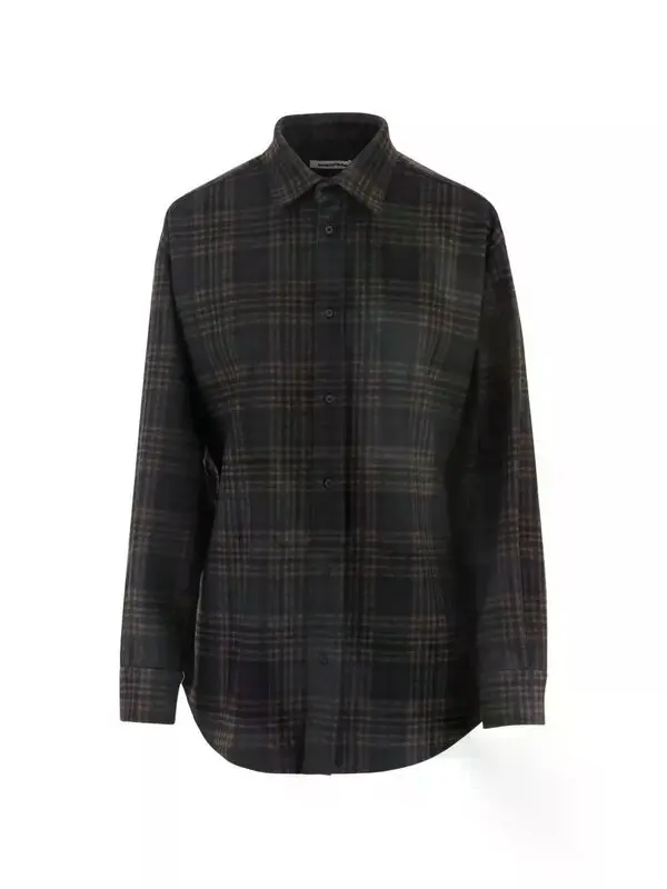 DARKPARK Check-pattern Button-down Shirt