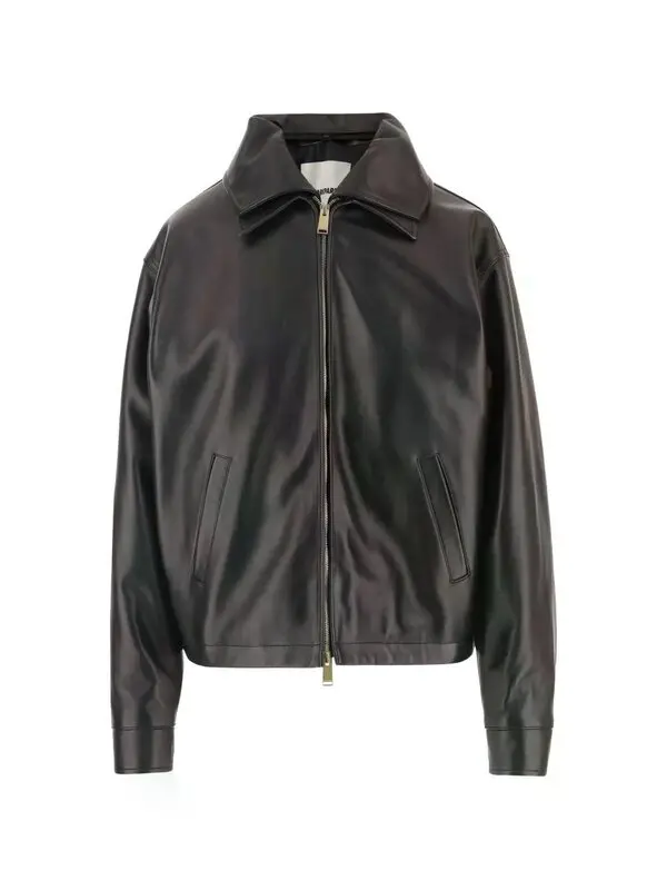 DARKPARK Zip-up Leather Jacket