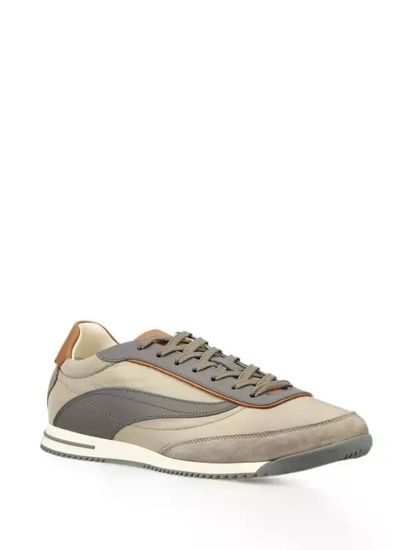Brunello Cucinelli Leather-trim Panelled Sneakers