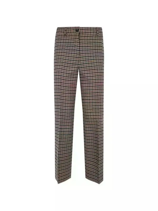 Seventy Houndstooth-pattern Tailored Trousers