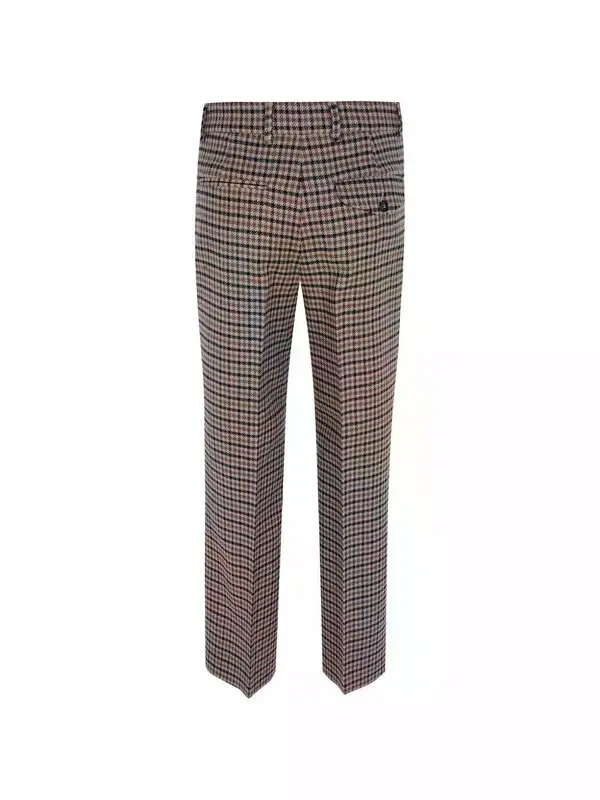 Seventy Houndstooth-pattern Tailored Trousers