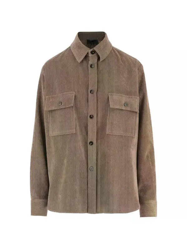 F.IT Corduroy Flap-pocket Shirt